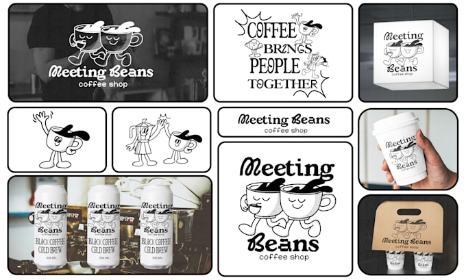 Design creative and playful logo with mascot for brand by ...