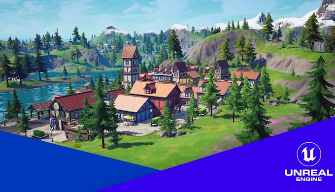 Do low poly and 3d realistic game environment, 3d game scene, maya ...