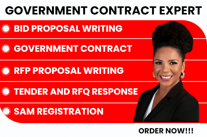 Win government contract bid proposal response to rfp, write rfp ...