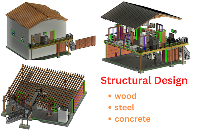 Do structural load calculation for wood framing or timber framing by ...