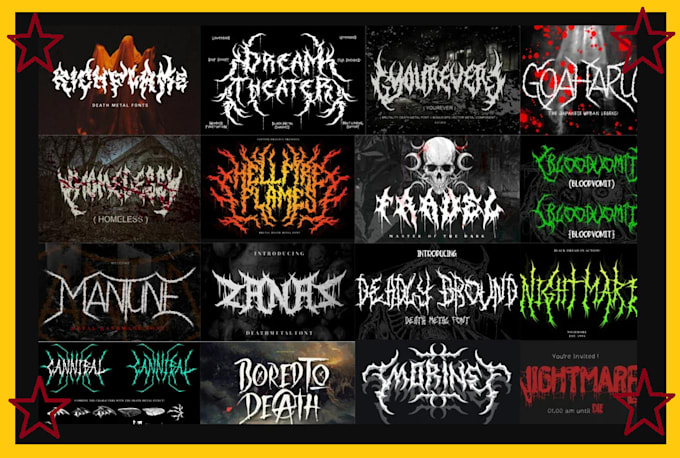 Design custom death metal logo for your band gig by Axiataestimated ...