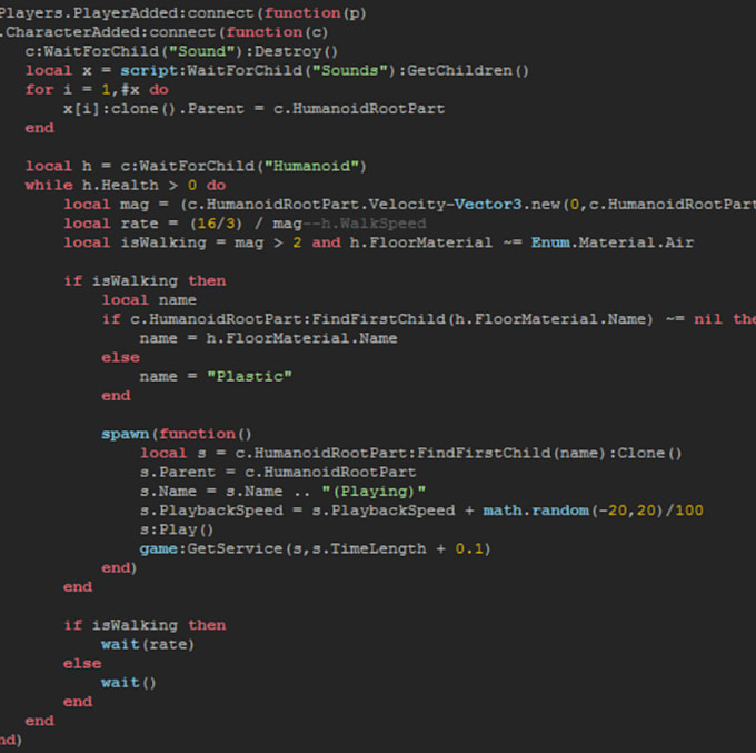 Script in roblox studios by Cheesedemob | Fiverr