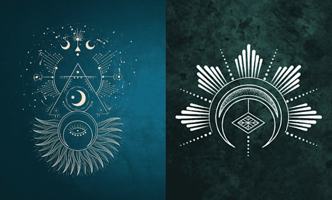 Make sacred and geometrical logo for you by Talia_imran456 | Fiverr