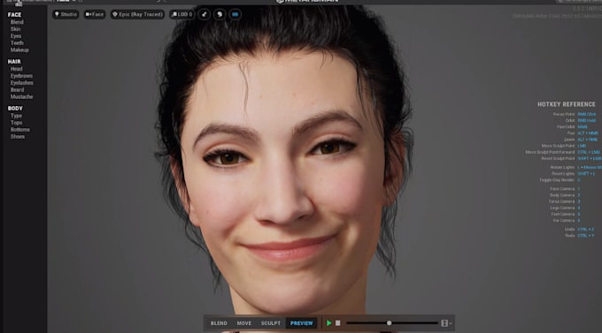 3d metahuman avatar realistic model 3d metahuman animation character creator ue5 by Rhubern | Fiverr