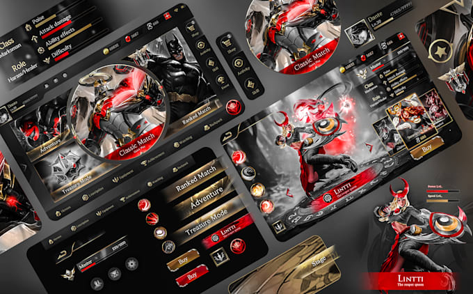 Design modern game ui ux for pc games by Hackpro559 | Fiverr