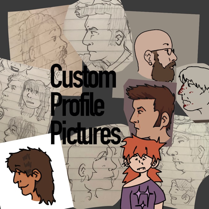 Illustrate a custom profile picture by Dingleberry_art | Fiverr
