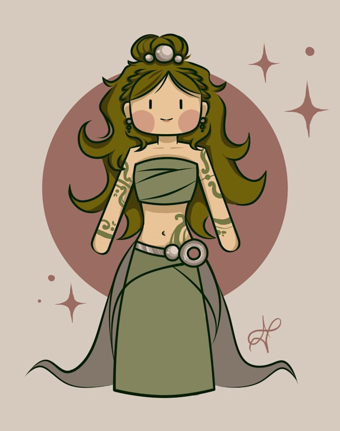 Chibi character in my style by Artlyandre | Fiverr