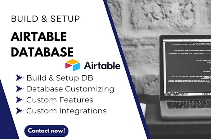 Setup Build Airtable Database Custom Integration Airtable By Nocode Dev35 Fiverr