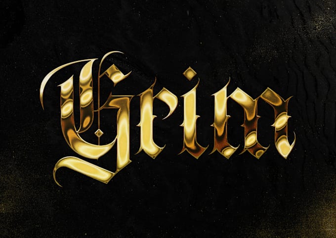 Create hd gold logo by Dylans3d | Fiverr