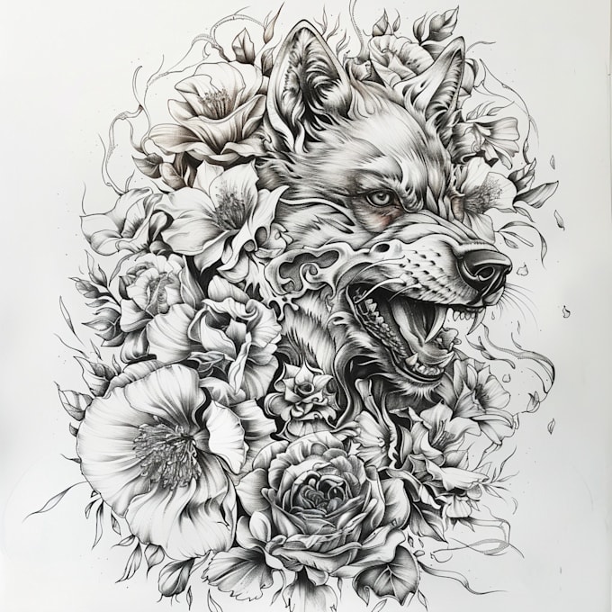 Create custom tattoo design by Mokibilar | Fiverr