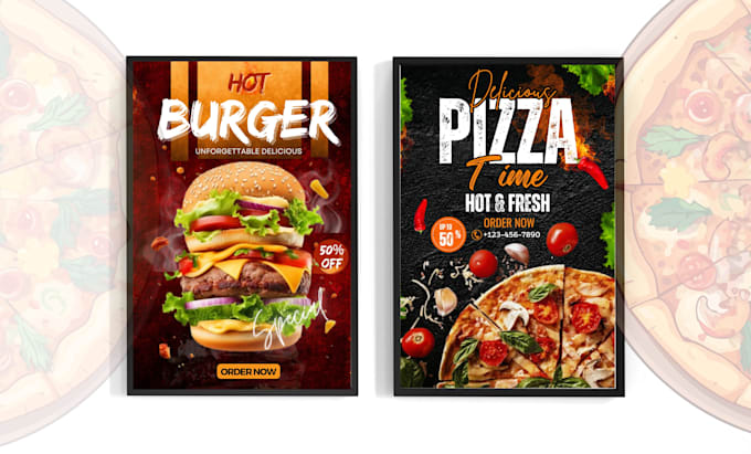 Design food poster, flyers, banners and brochures by Skaur_designer ...