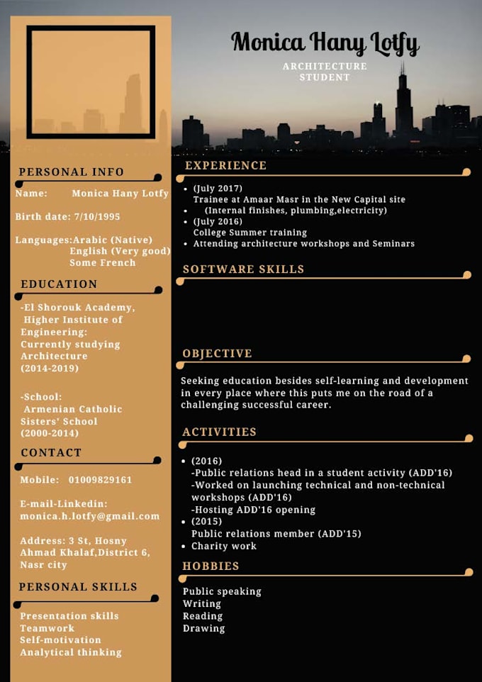 Make your cv standout by Monica_hany | Fiverr