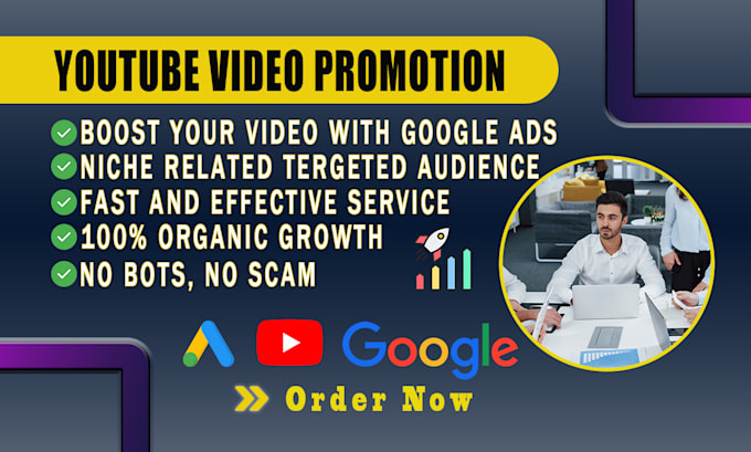 Do organic youtube video promotion by google ads by Sohag_hossain09 ...