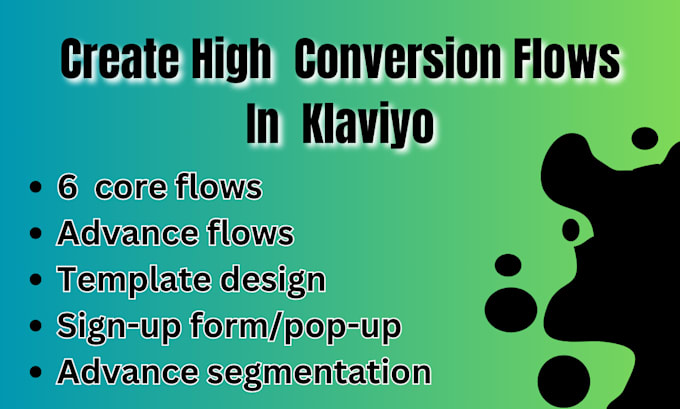 Setup high conversion email flows in klaviyo by Pelumioluwatuyi | Fiverr