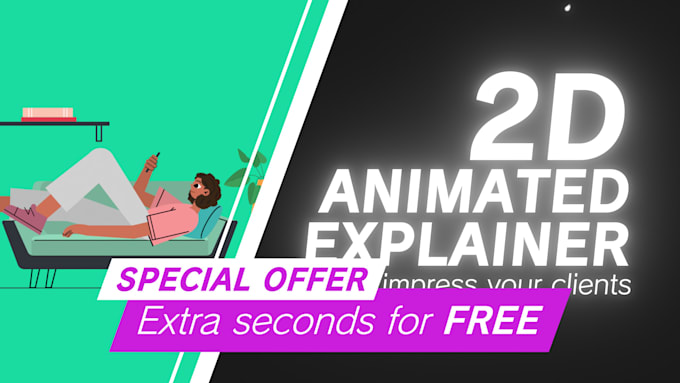 Create a 2d animated explainer with free additional seconds by Studio ...
