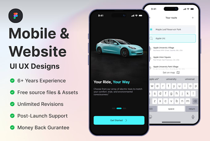Design complete mobile app ui ux design in figma by Moehnsleek | Fiverr