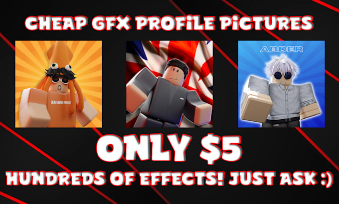 Design you a professional roblox gfx profile picture by Kaiguyy | Fiverr