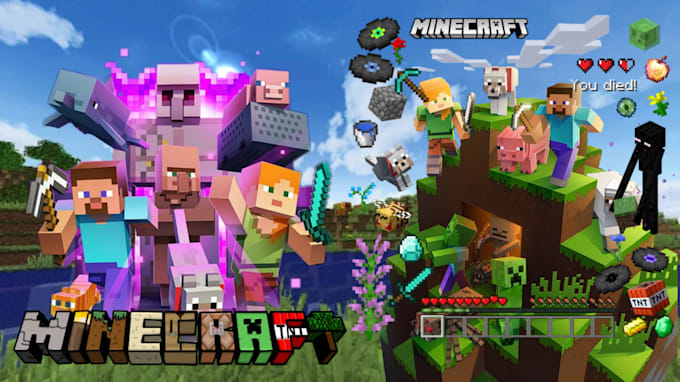 Build a custom minecraft video game server, 3d roblox map and skin by ...