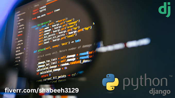 Your python project, task, python script and django projects by ...