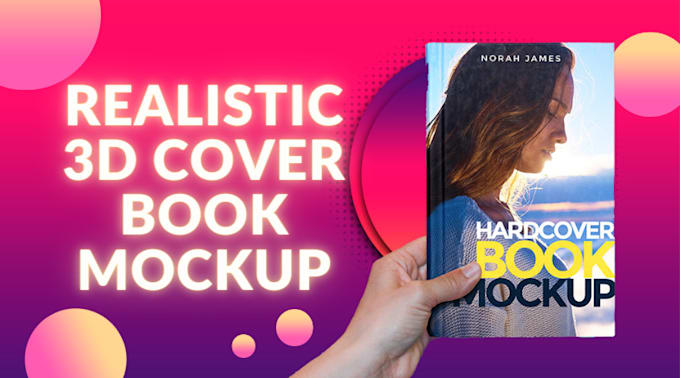 Create a realistic 3d book mockup by Qjakks | Fiverr