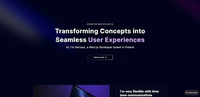 Recreate your figma design to nextjs website by Bartoszpodemski | Fiverr