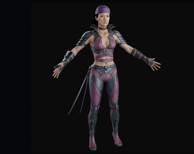 Fix topology avatar 3d character, uv map texture3d, idle animation ...