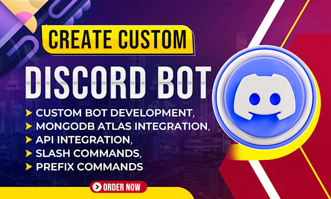 Develop a professional discord bot for your server by Sqsuxx | Fiverr