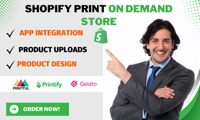 Build shopify dropshipping store shopify print on demand, etsy printful printify by ...