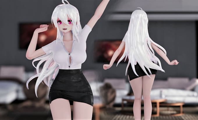 Do mmd model, sfm, mmd,pmx,gmod, fbx, vrm, vtuber, koikatsu model,mikumikudance