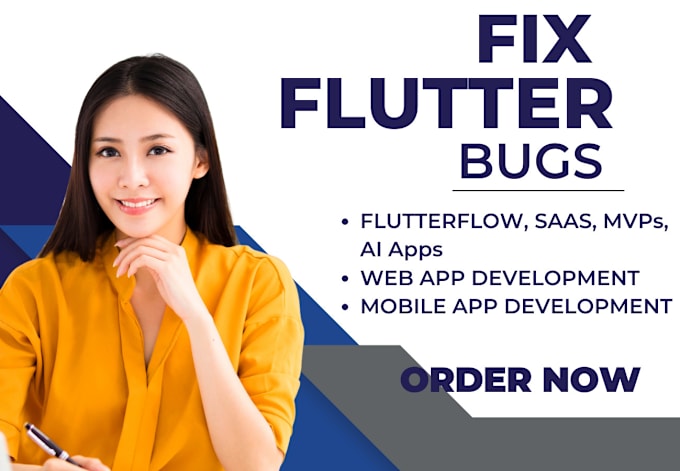 Fix flutter, flutterflow bugs, flutterflow issues, flutter expert ...