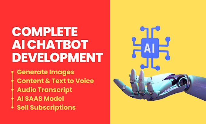 Build custom ai chatbot, ai saas website, voice, and image generator ...