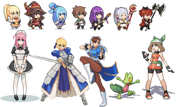 Sprite de entrenamiento de sprites de batalla, sprite de entrenador de ...