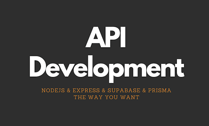 Do your backend api development by Emirhanselamet | Fiverr Do your backend api development by Emirhanselamet | Fiverr