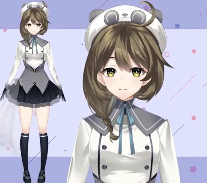 Design vtuber model,live2d model,png tuber,2d rigging,vtuber rigging ...