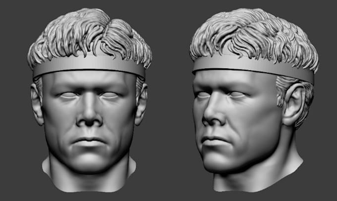 Sculpt realistic 3d head model 3d bust and full body zbrush stl file 3d printing by Hik_3d | Fiverr