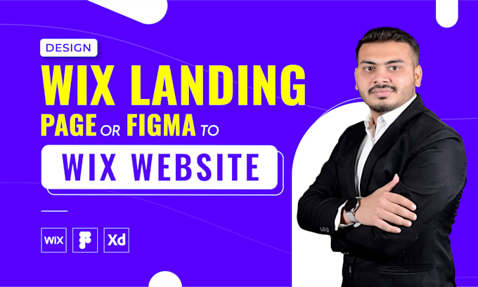 Design wix responsive landing page or figma to wix landing page ...