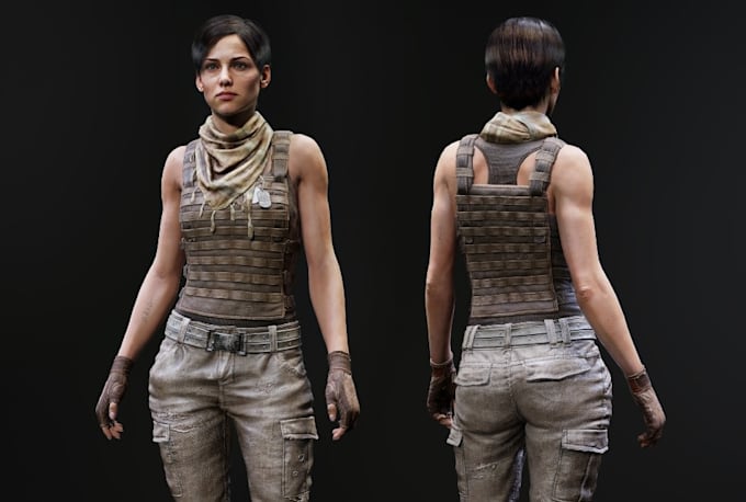 Polycount 3d character, modular ue5 3d asset, nsfw art, rig3d for animaze, nsfw