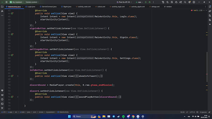 Create android applications using android studio java by Romansokirka ... Create android applications using android studio java by Romansokirka ...