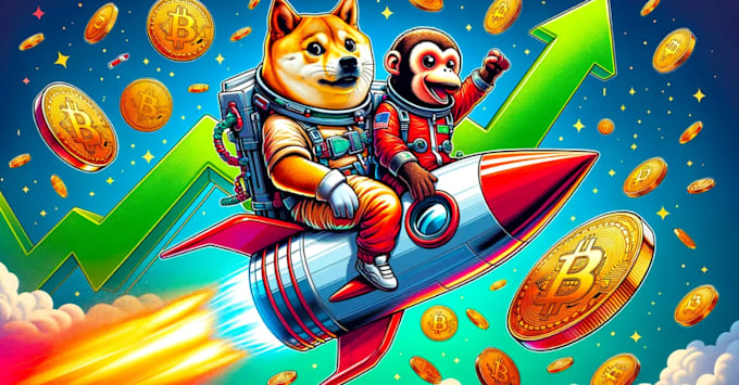 Draw custom meme coin art,dark meme, funny meme, pepe the frog, crypto meme art