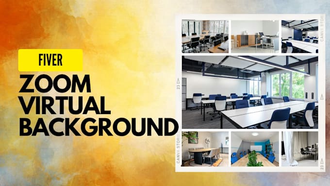 Creat a zoom virtual background with your logo by Ammarulhassanqa | Fiverr