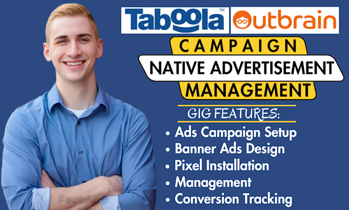 Setup optimize and manage your taboola outbrain native ads campaign facebook ads by R0bert_max ...