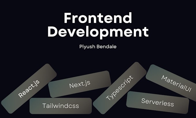 React js, next js, typescript frontend development by Piyushbendal | Fiverr React js, next js, typescript frontend development by Piyushbendal | Fiverr