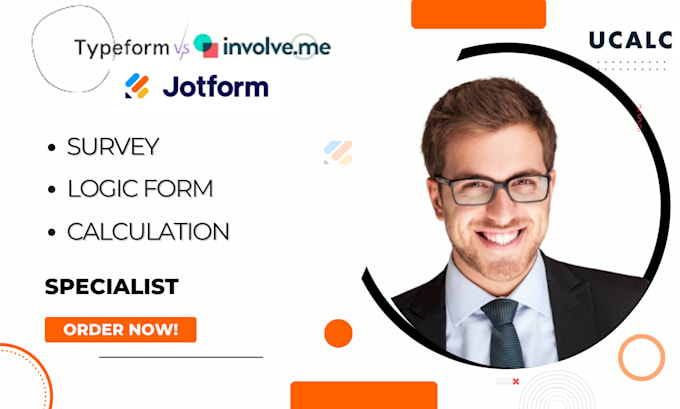 Create involve me jotform typeform ucalc logic survey form by Ecommercessale | Fiverr