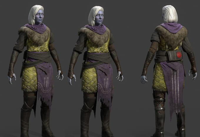 Do 3d character modeling 3d game character fortnite character unreal engine game by Diesel_0 ...