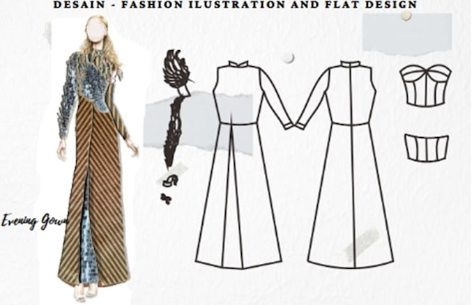 Do design with flat design drawing, technical drawing and also with ...