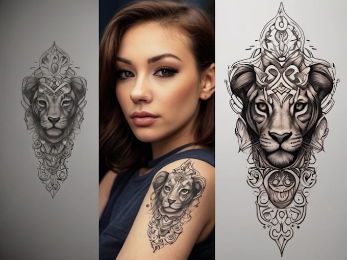 Create your custom realistic tattoo design by Bigombers | Fiverr