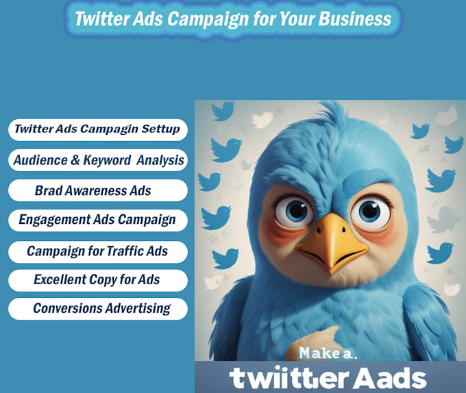 Set up a highly targeted twitter ad campaign by Hossanxta | Fiverr
