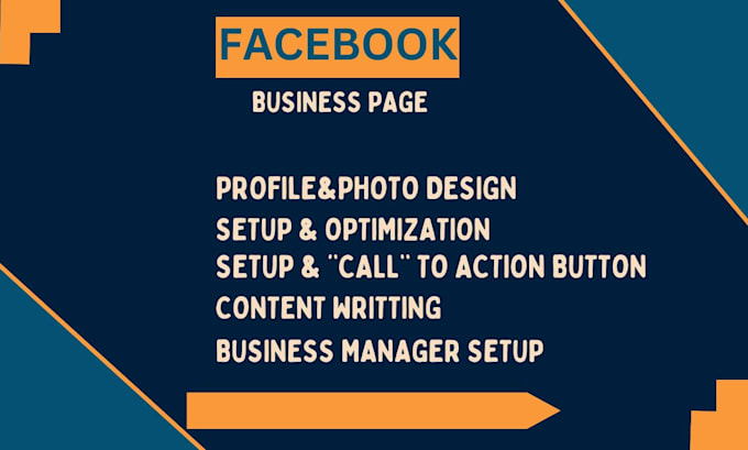 Setup facebook business page and create , social media pages by ...