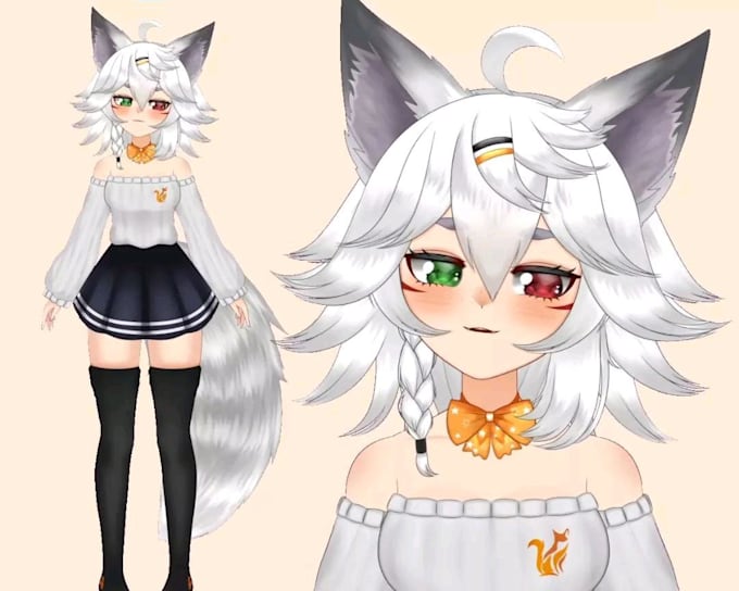 Design and rig live2d model, vtuber model, vtube studio facerig ...