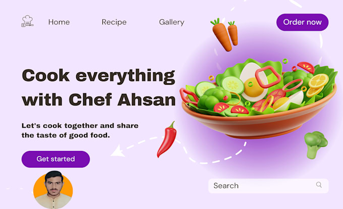 Frontend Web Designer In Html Css Bootstrap With Animation By Ahsan